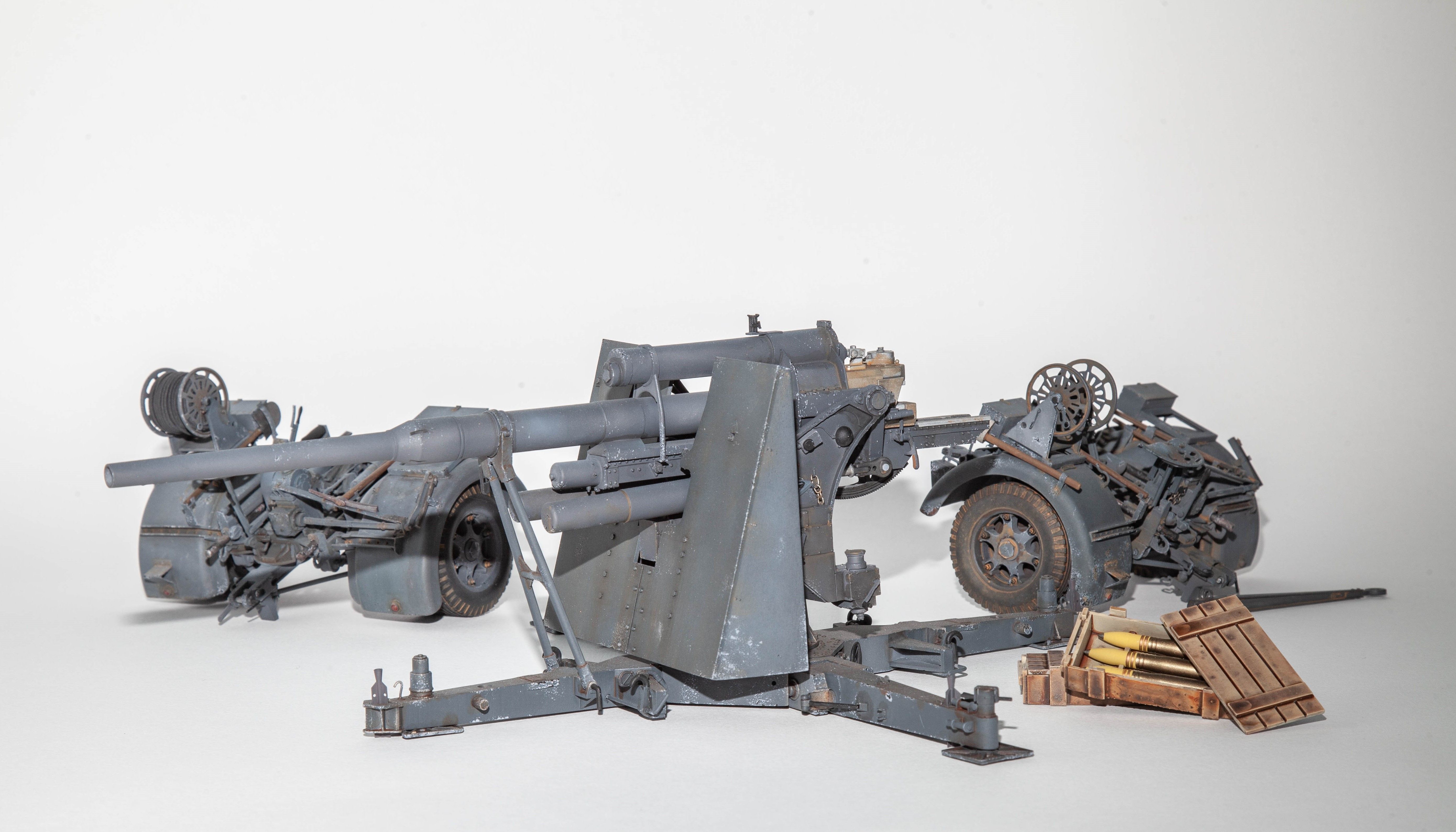 Flak 36 German anti-aircraft gun 3D print model BASIC MODEL 3D model 3D ...