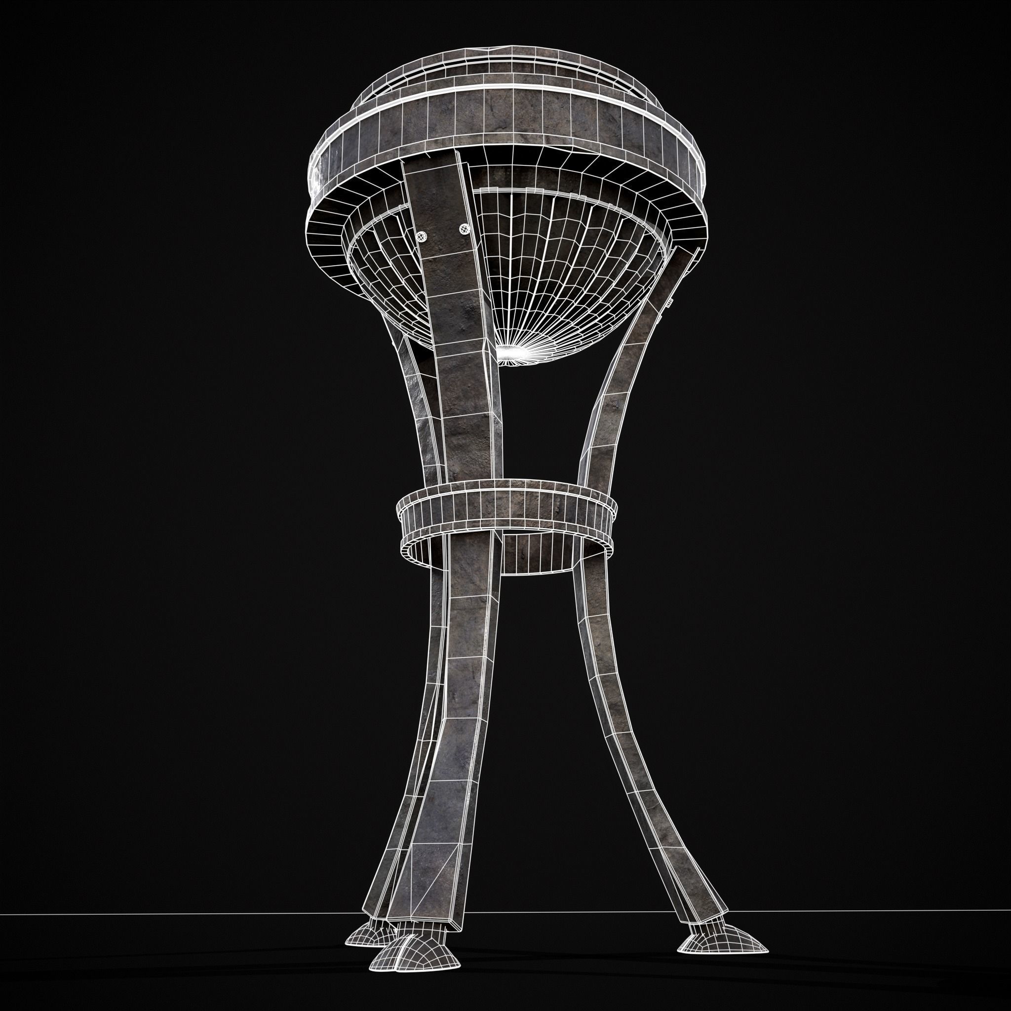 3D model Medieval Rustic Iron Brazier VR / AR / low-poly | CGTrader