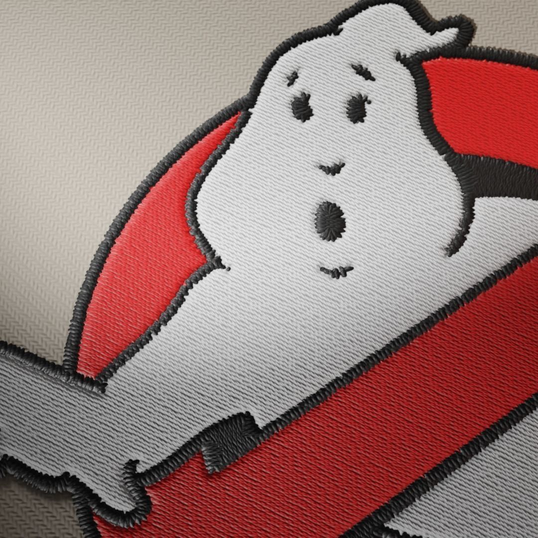 Embroidered Patch Ghostbusters Logo PBR texture Texture | CGTrader
