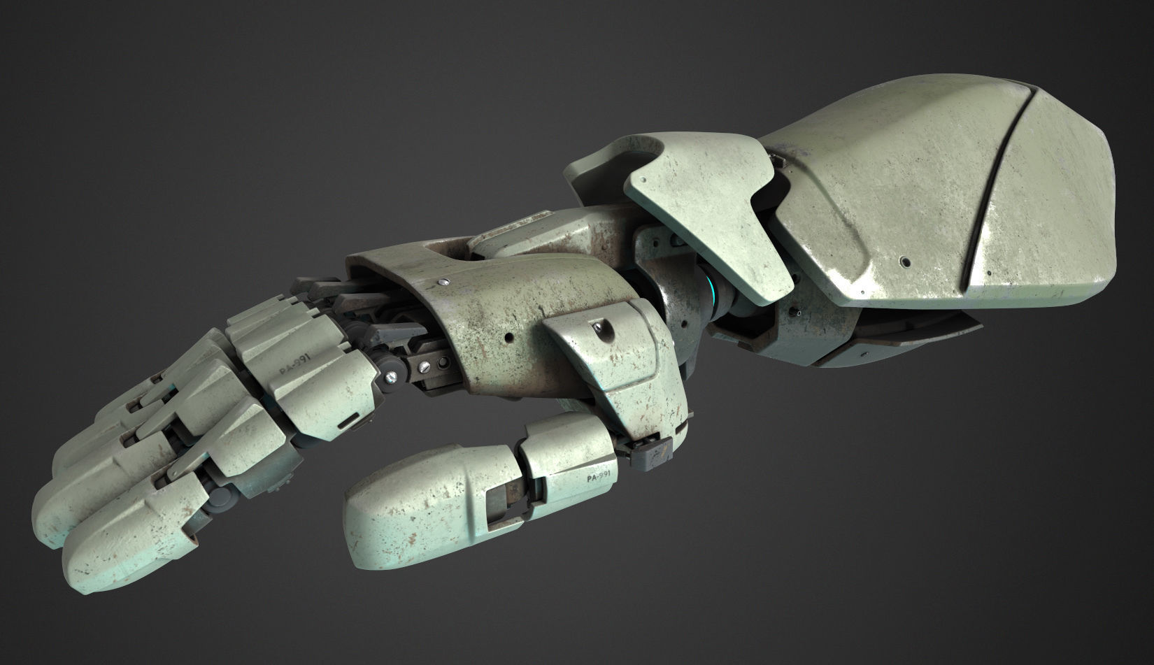 Robotic Power Arm 3D model | CGTrader