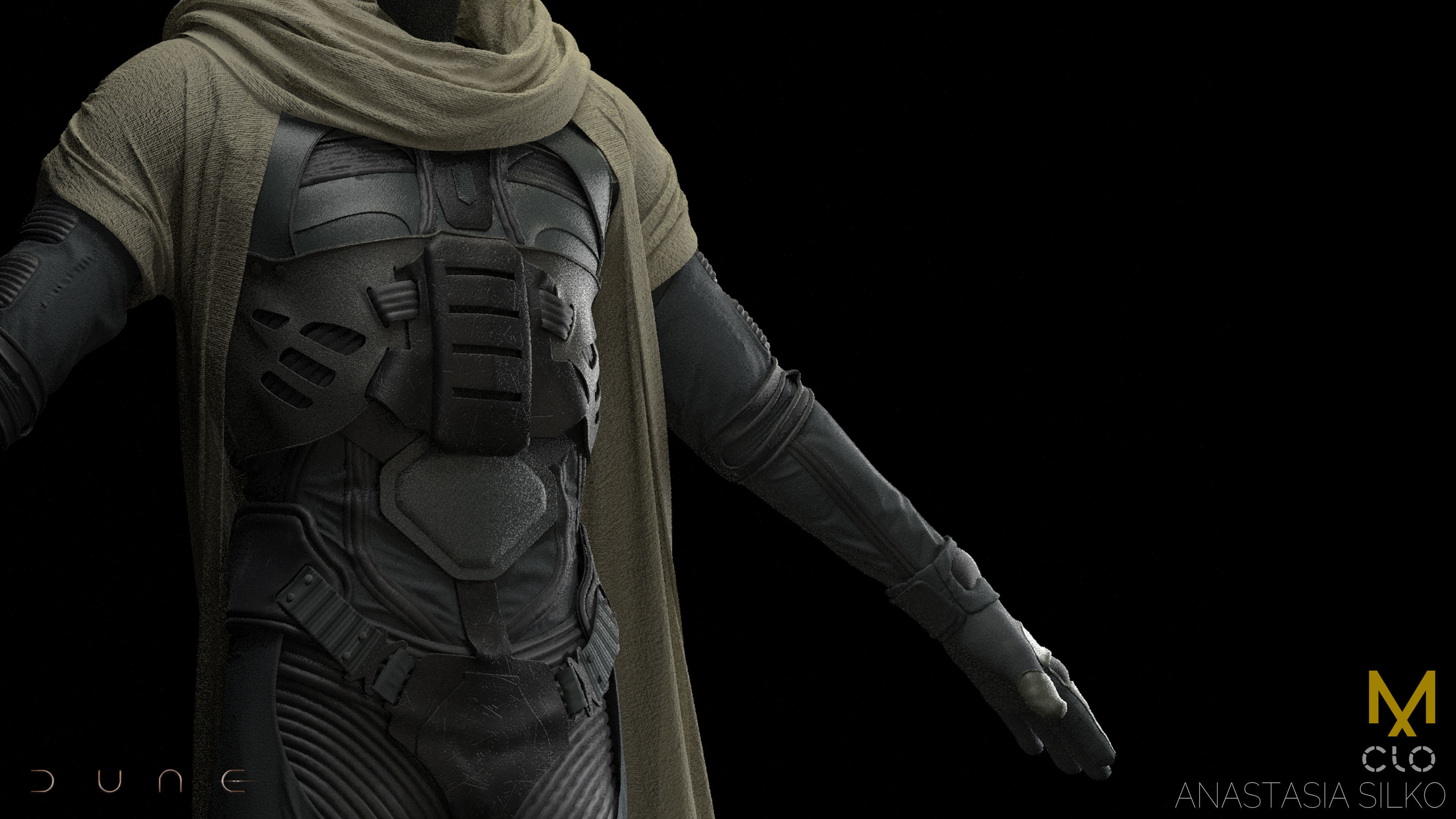 Fremen costume Dune 2021Clo3d Marvelous designer project and OBJ 3D ...