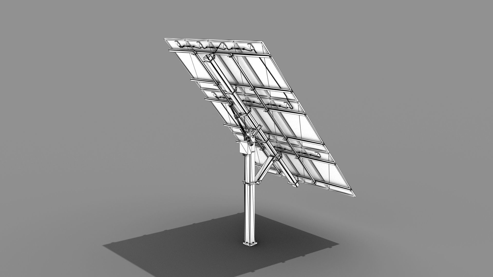 3D model Solar Panels VR / AR / low-poly | CGTrader