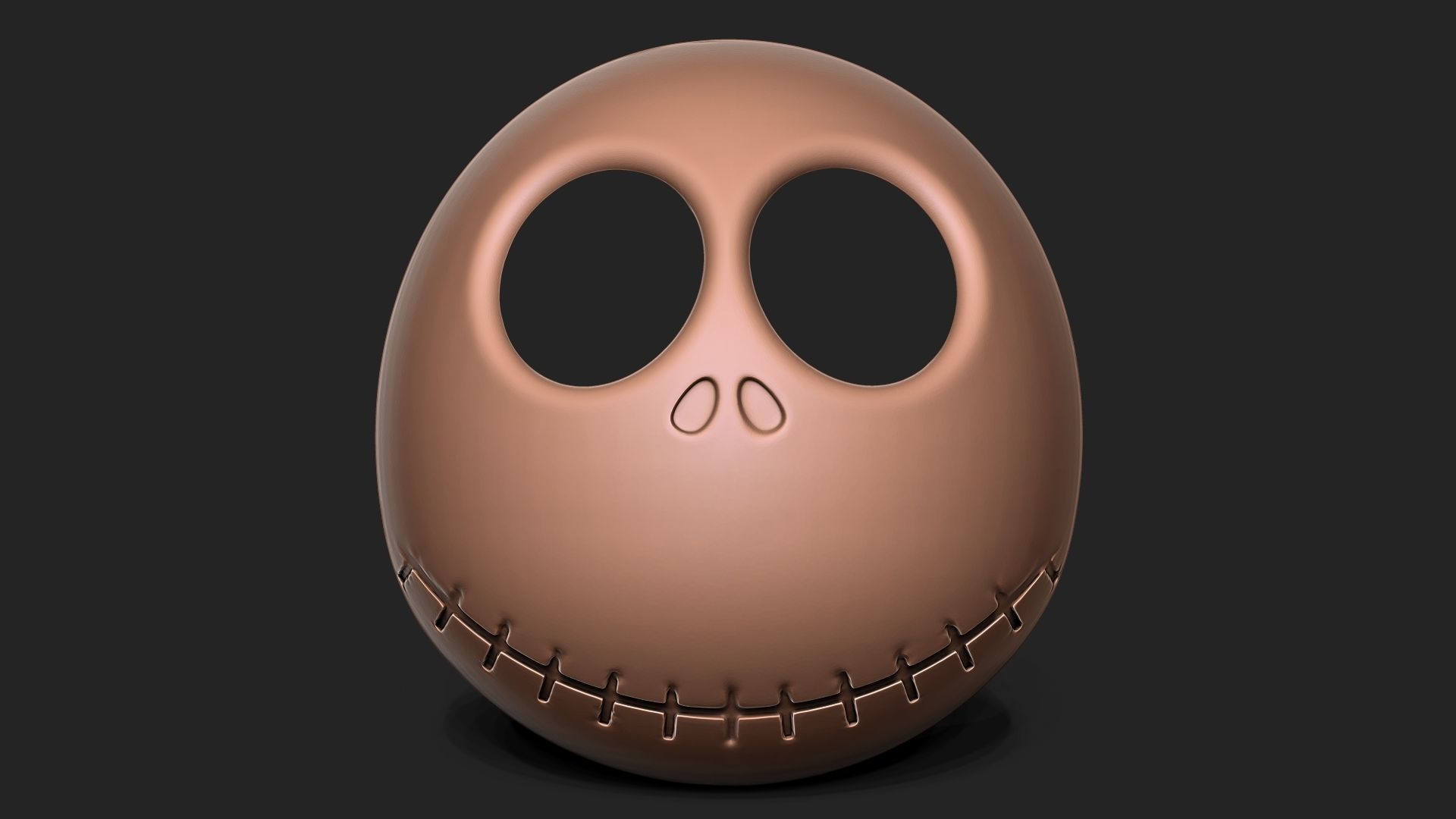 Jack Skellington Mask 3D model 3D printable | CGTrader