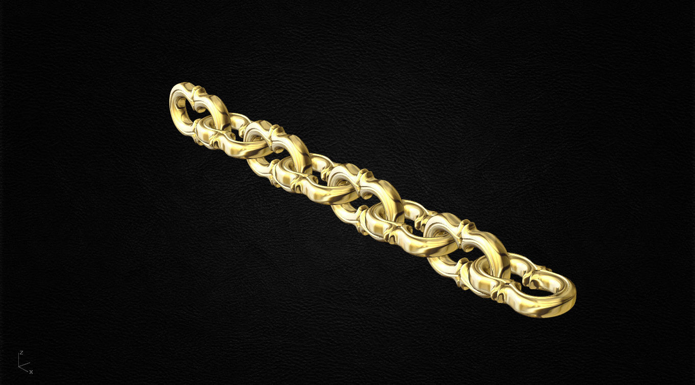 Chain link 3D model 3D printable | CGTrader
