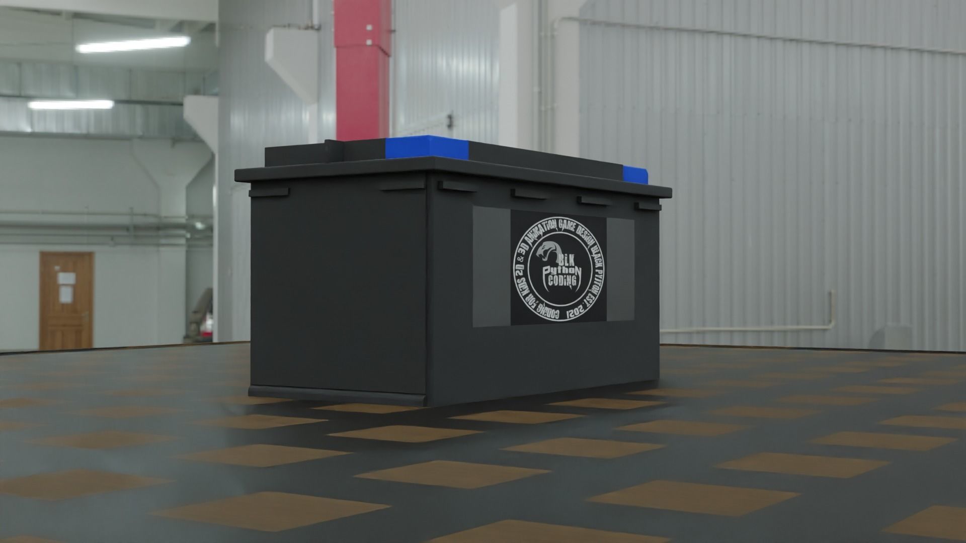 Car Battery free VR / AR / low-poly 3D model | CGTrader