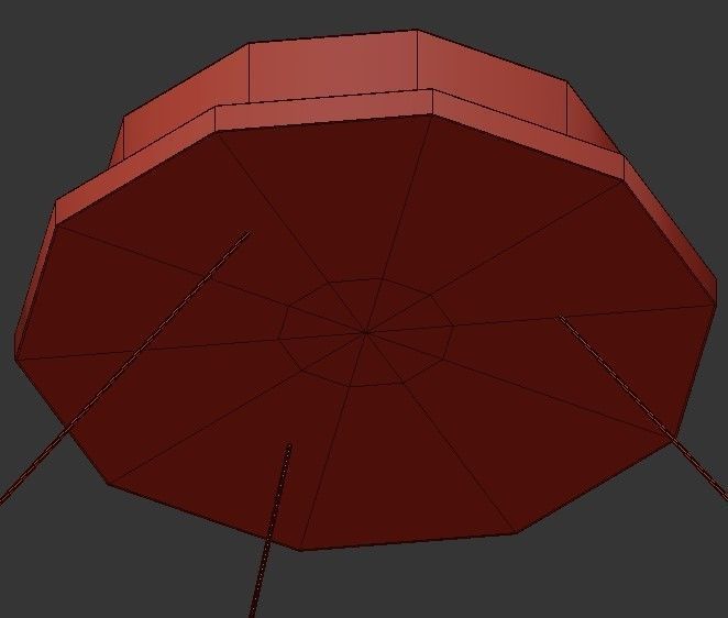 Gold ring horizontal 3D model | CGTrader