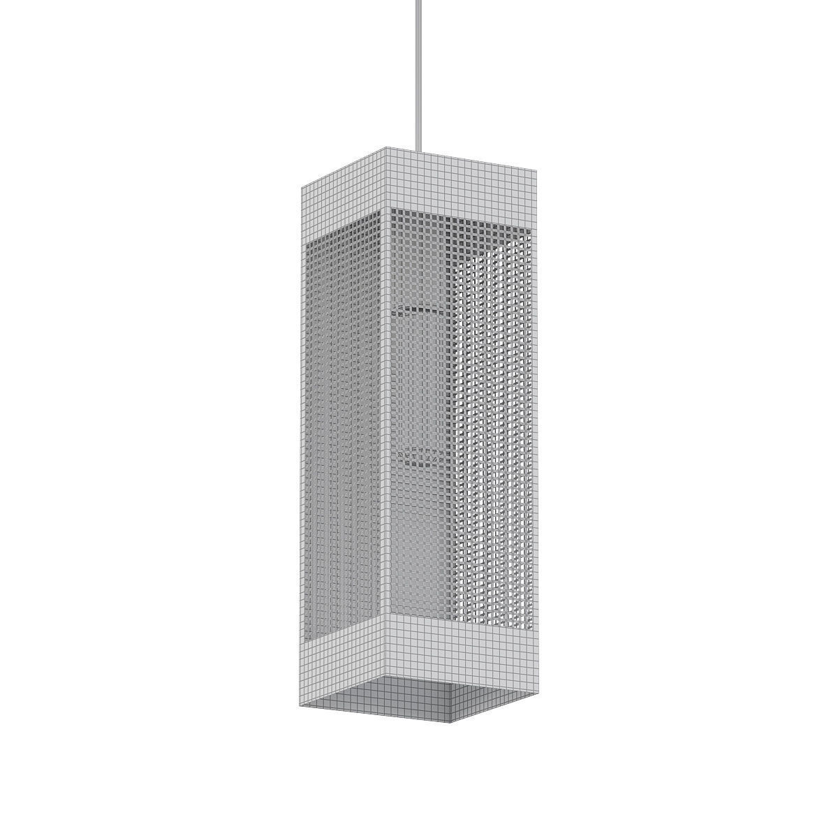 PENTA pendant light with square shape 3D model | CGTrader