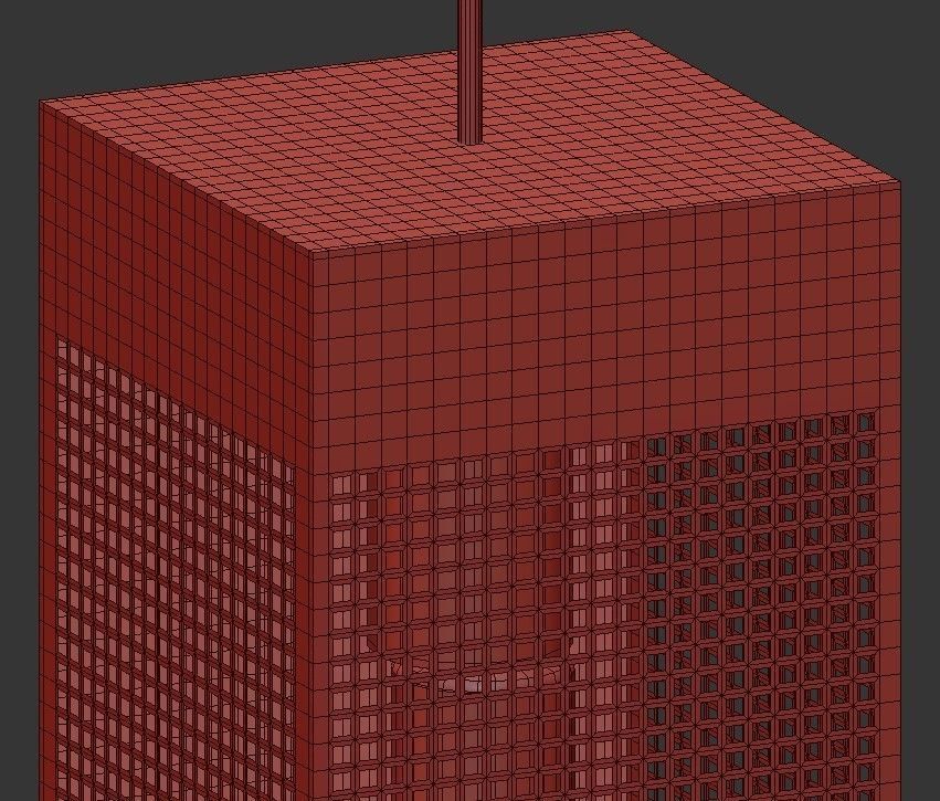 PENTA pendant light with square shape 3D model | CGTrader