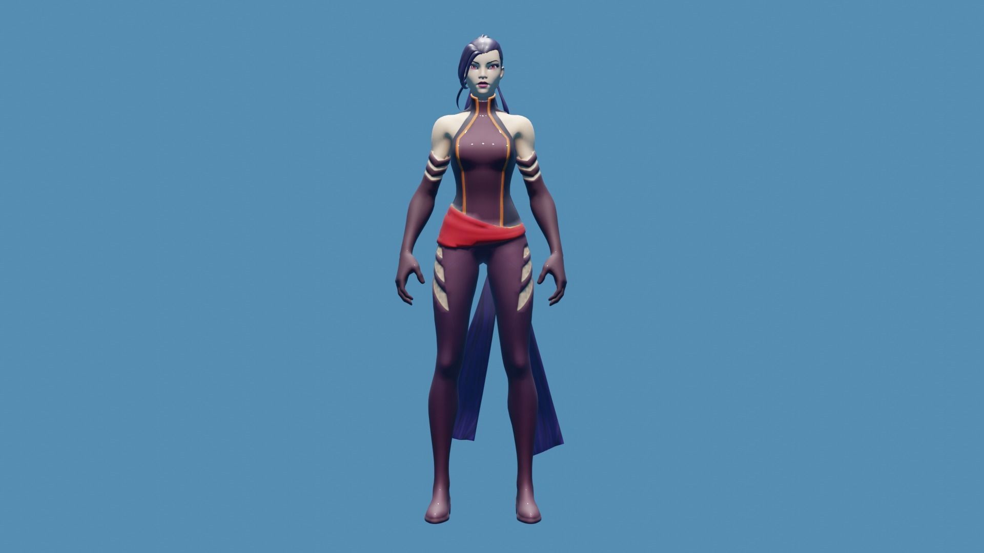 3D model Fortnite Psylocke VR / AR / low-poly | CGTrader