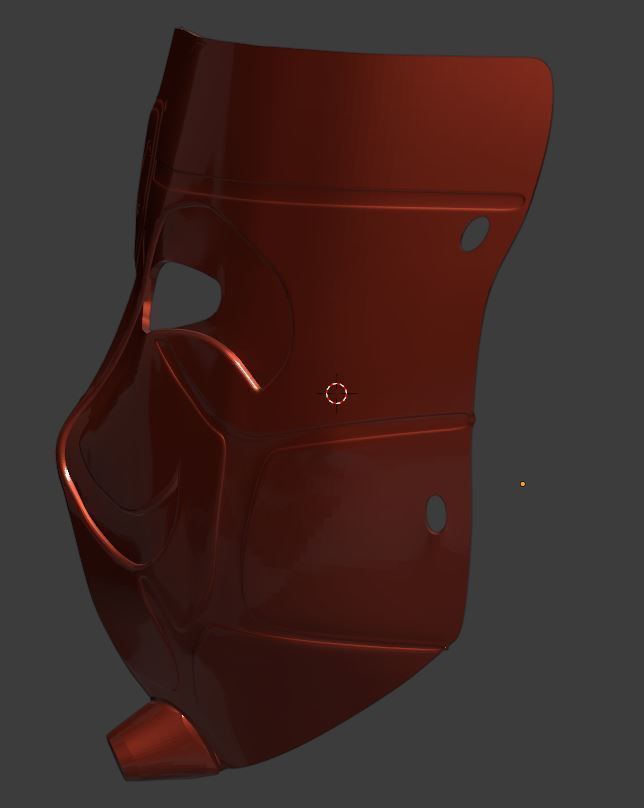 black goku face mask 3D model 3D printable | CGTrader