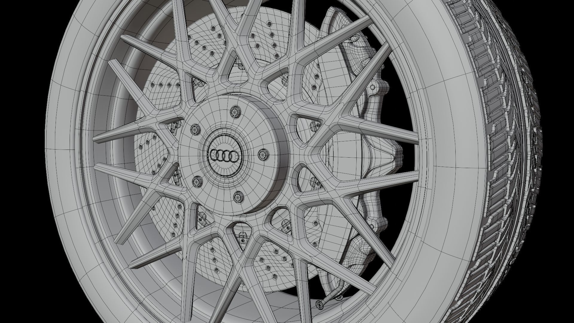 Car Weel 3D Model free 3D model | CGTrader