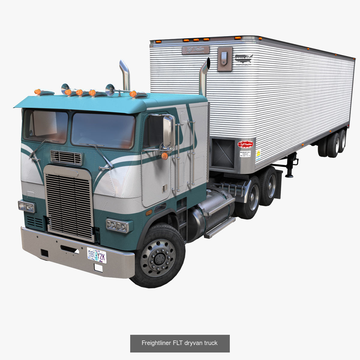 3D Model Collection Freightliner trucks VR / AR / low-poly | CGTrader