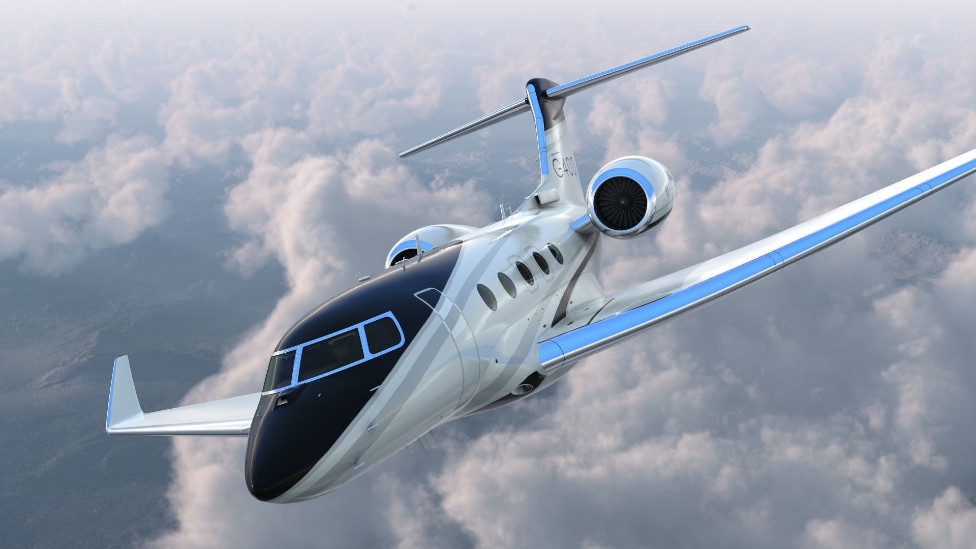 Gulfstream G400 Flight 3D model | CGTrader