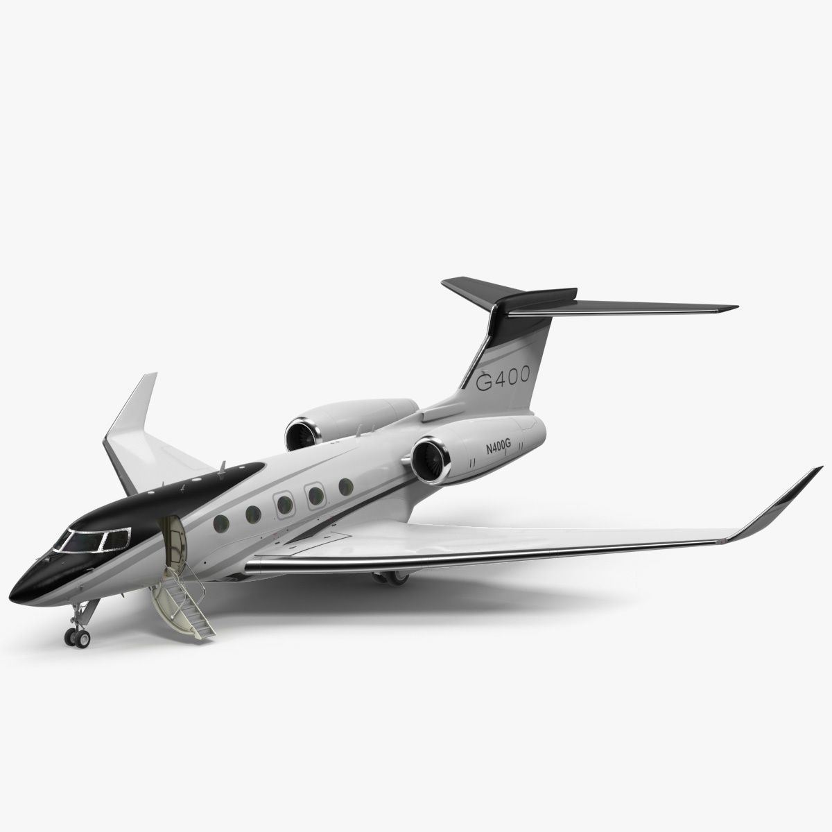 Gulfstream G400 Twin Engine Business Jet 3D model | CGTrader