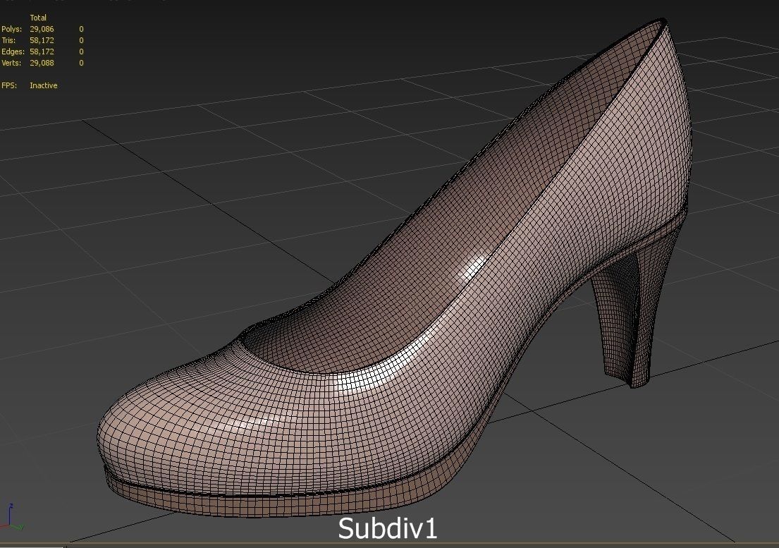 3D model Women Shoes M01 VR / AR / low-poly | CGTrader