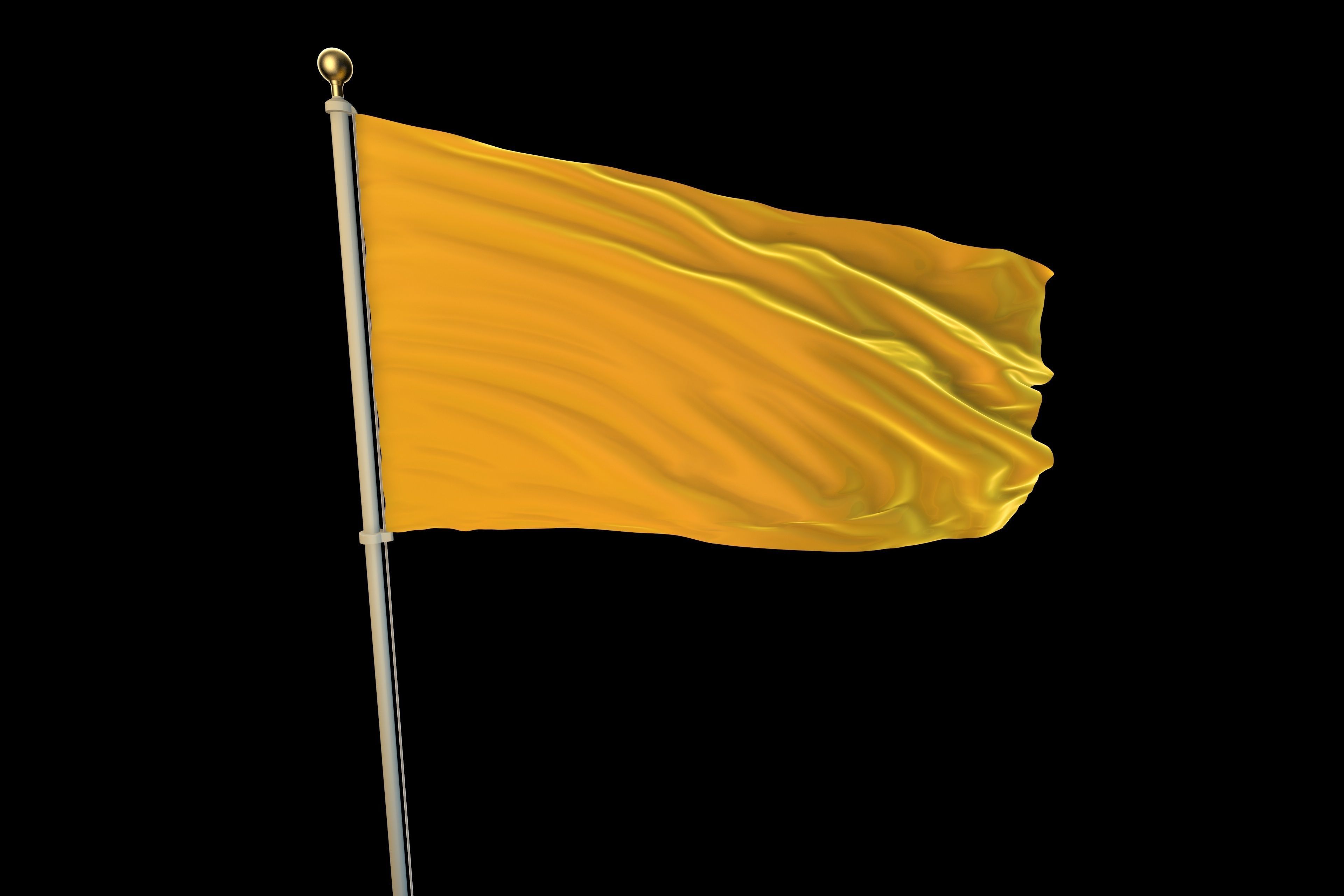 Realistic Animated Flag - Put your own texture 3D model animated | CGTrader