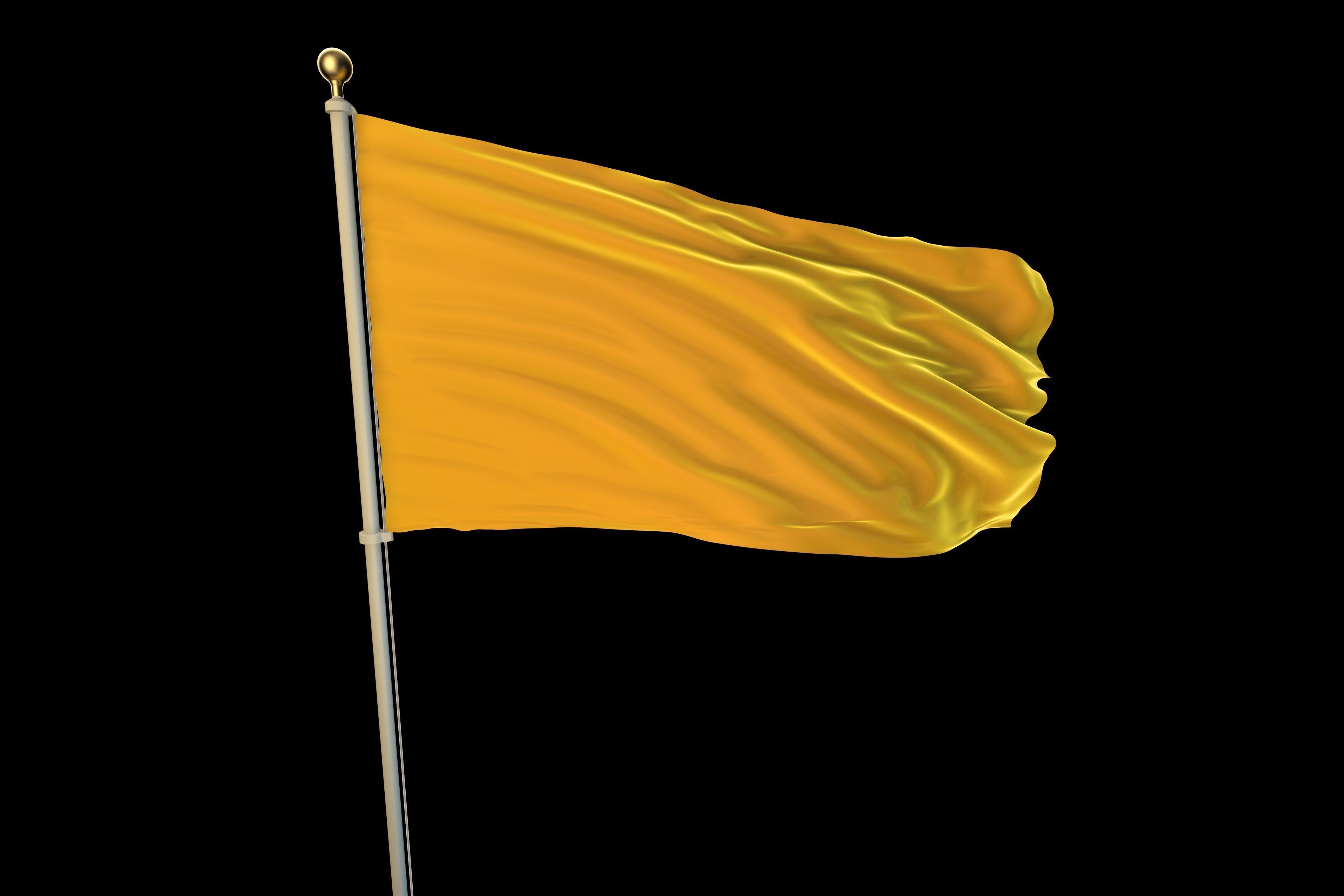 Realistic Animated Flag - Put your own texture 3D model animated | CGTrader
