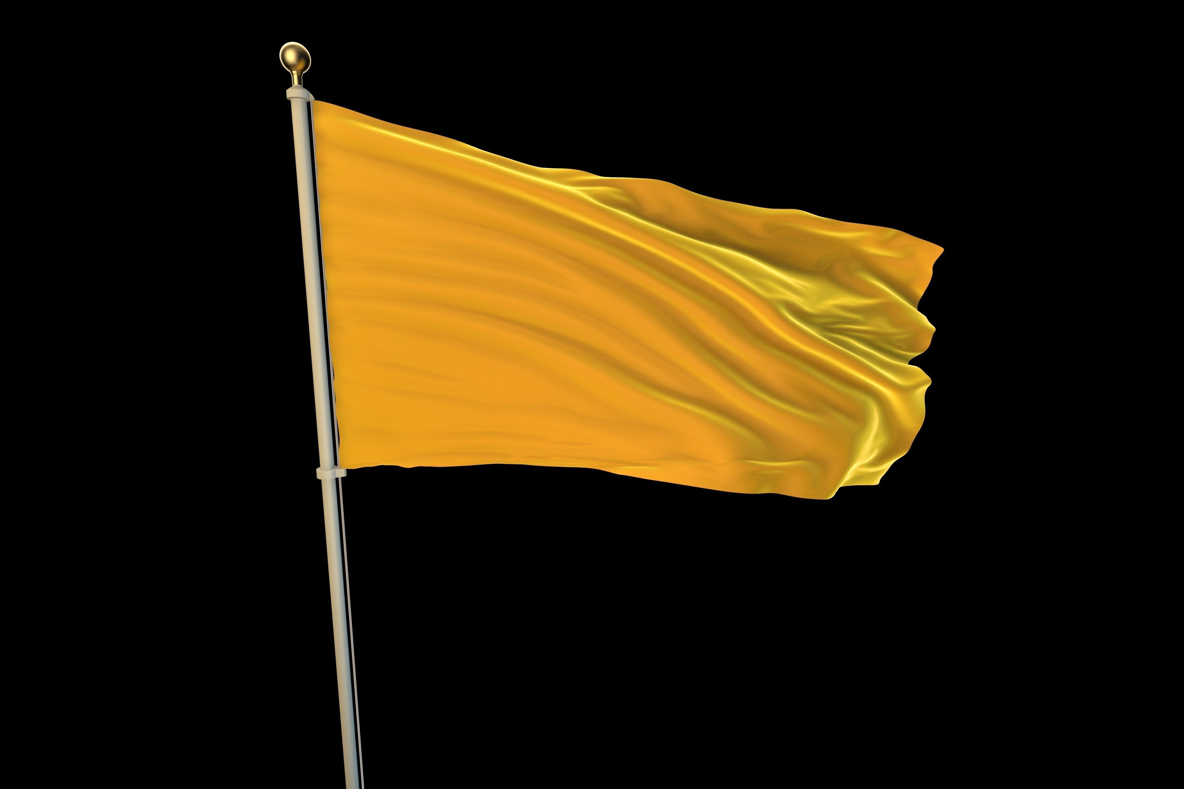 Realistic Animated Flag - Put your own texture 3D model animated | CGTrader