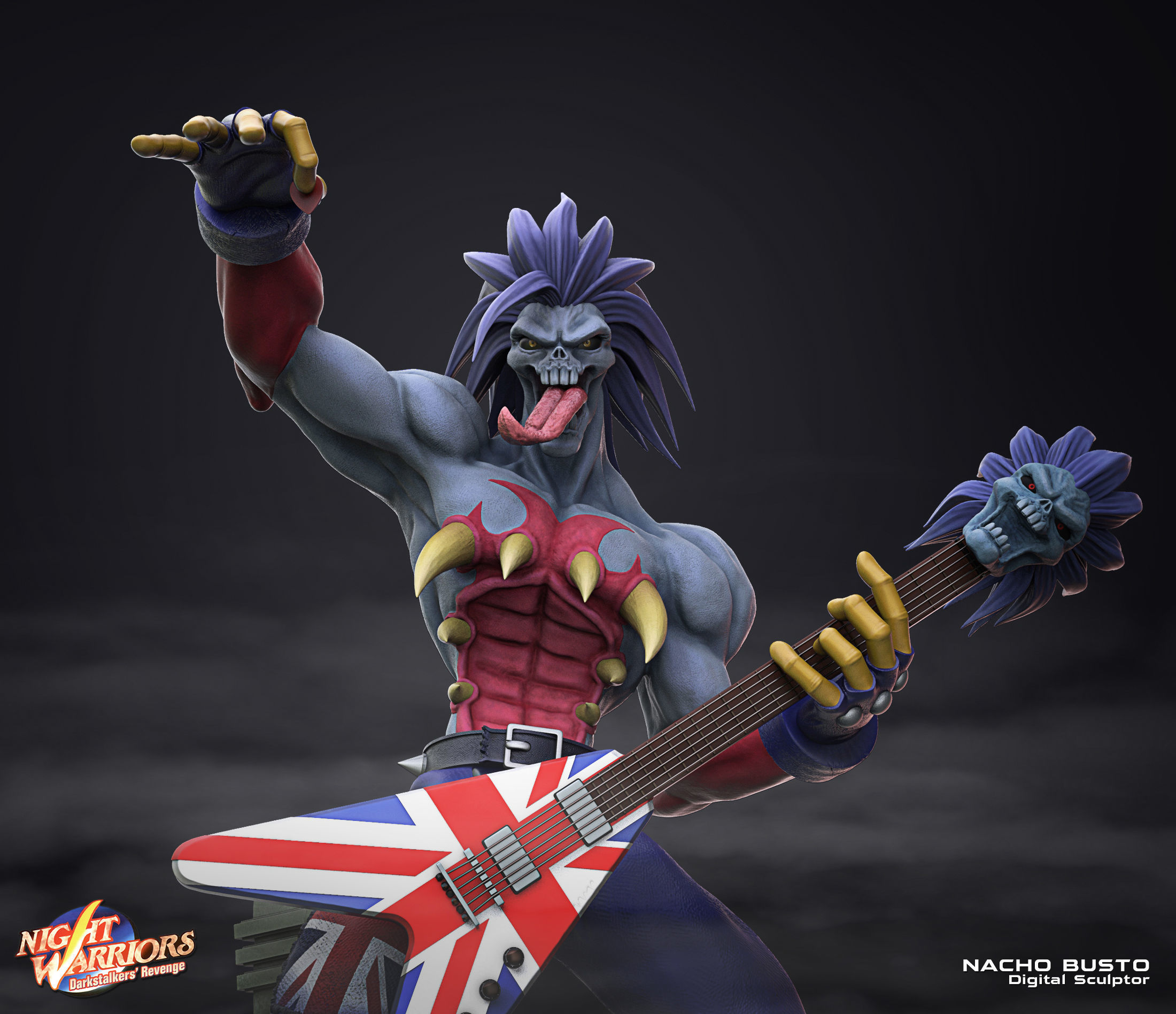 Lord Raptor - Night Warriors Darkstalkers Revenge 3D model 3D printable ...