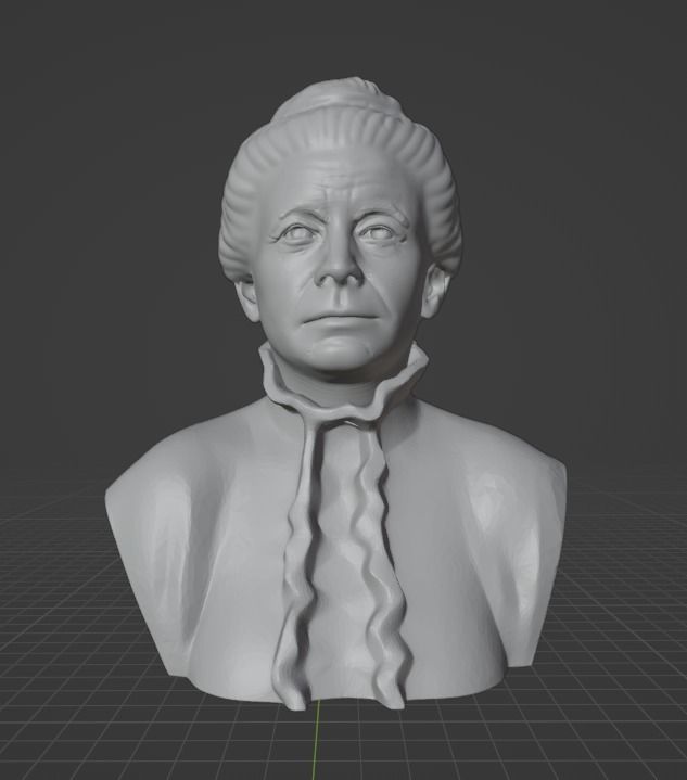Selma Lagerlof 3D model 3D printable | CGTrader