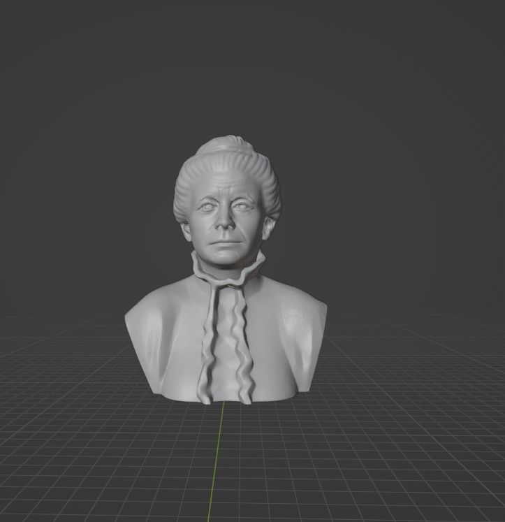 Selma Lagerlof 3D model 3D printable | CGTrader