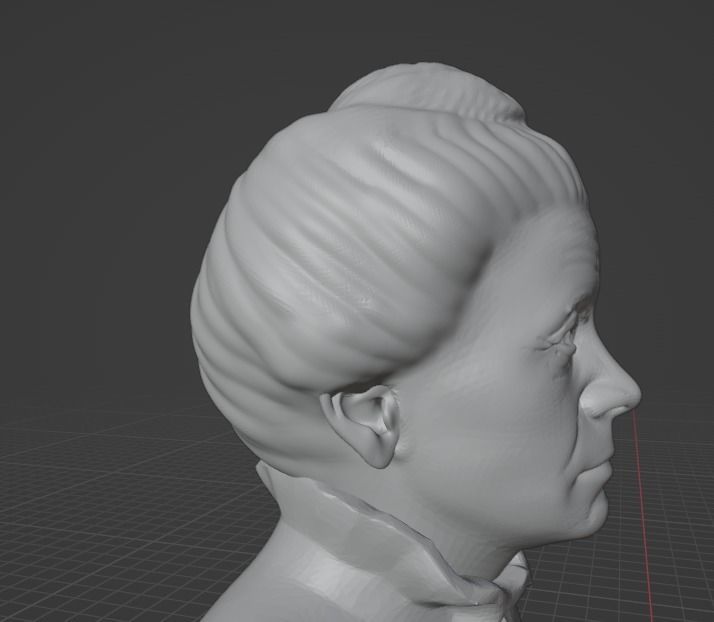 Selma Lagerlof 3D model 3D printable | CGTrader