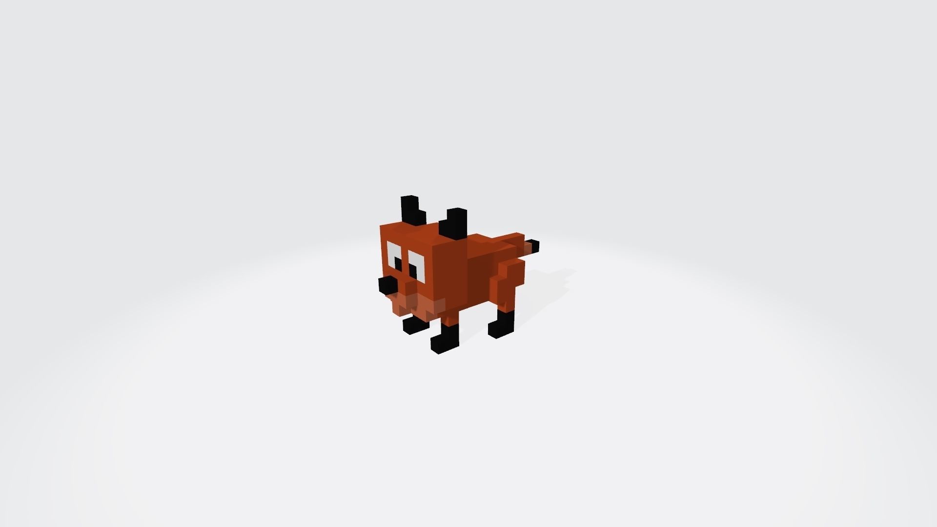 3D model Voxel Fox VR / AR / low-poly | CGTrader