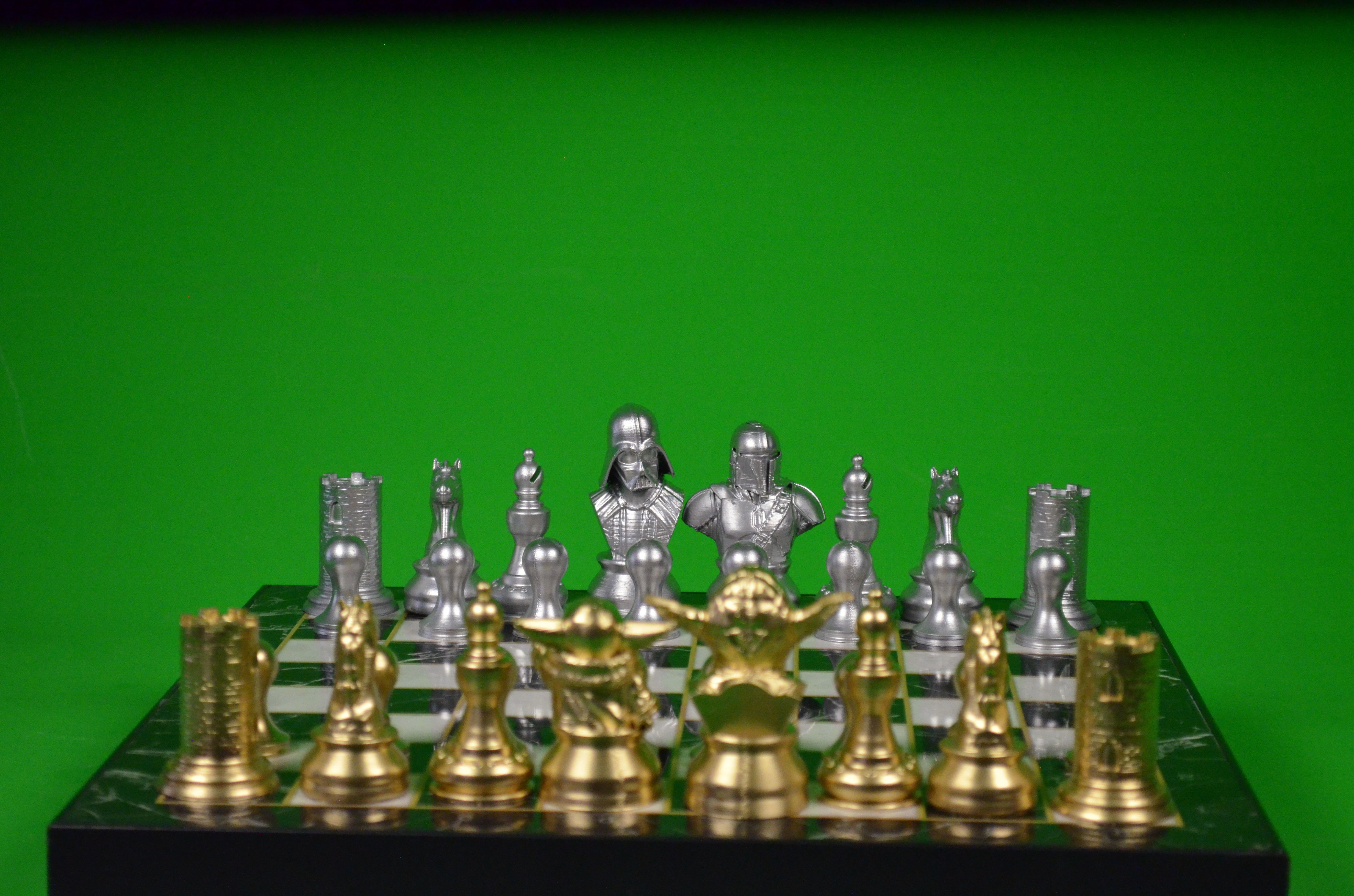 Starwars Figures Chess Set STL file Full 3D model 3D printable | CGTrader