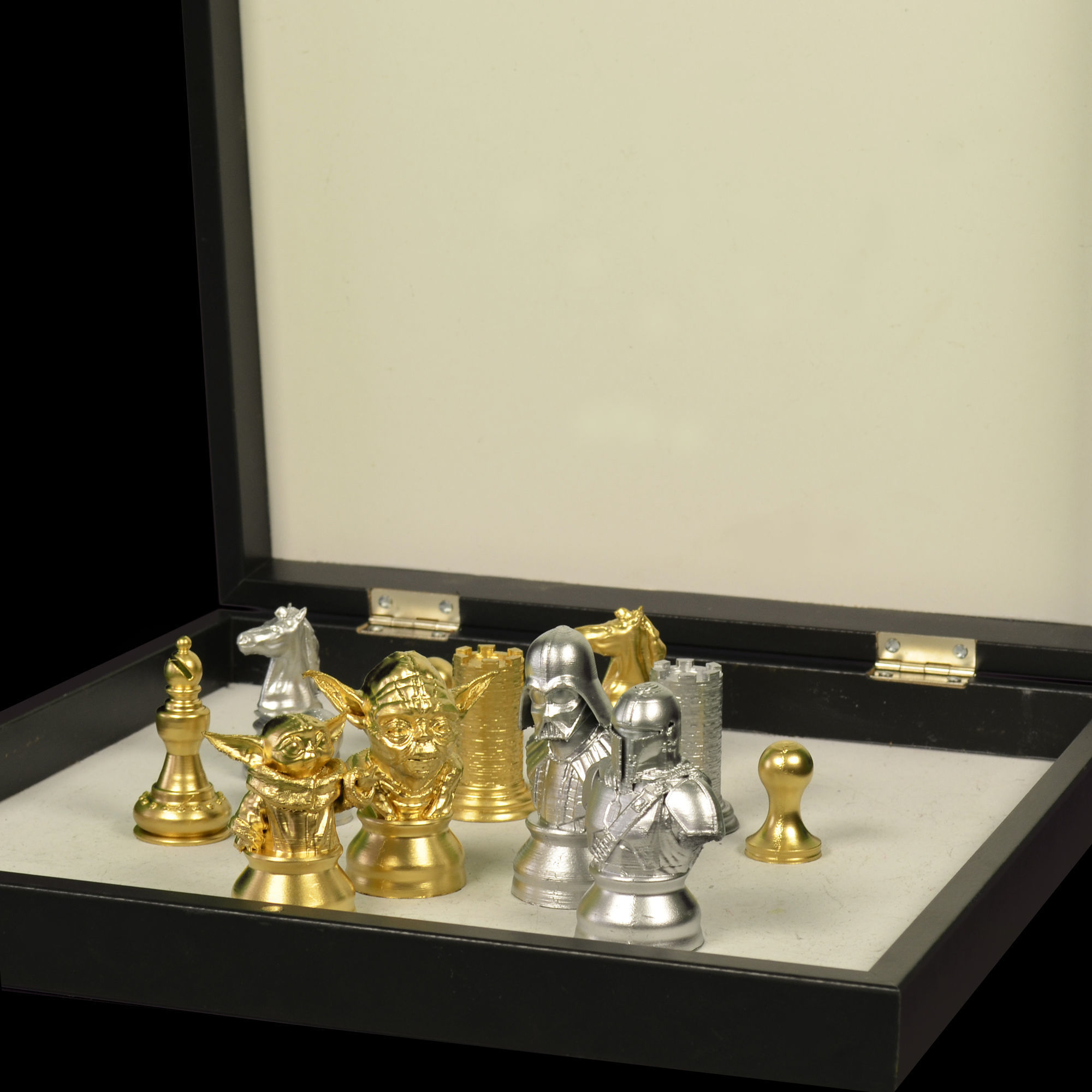 Starwars Figures Chess Set STL file Full 3D model 3D printable | CGTrader