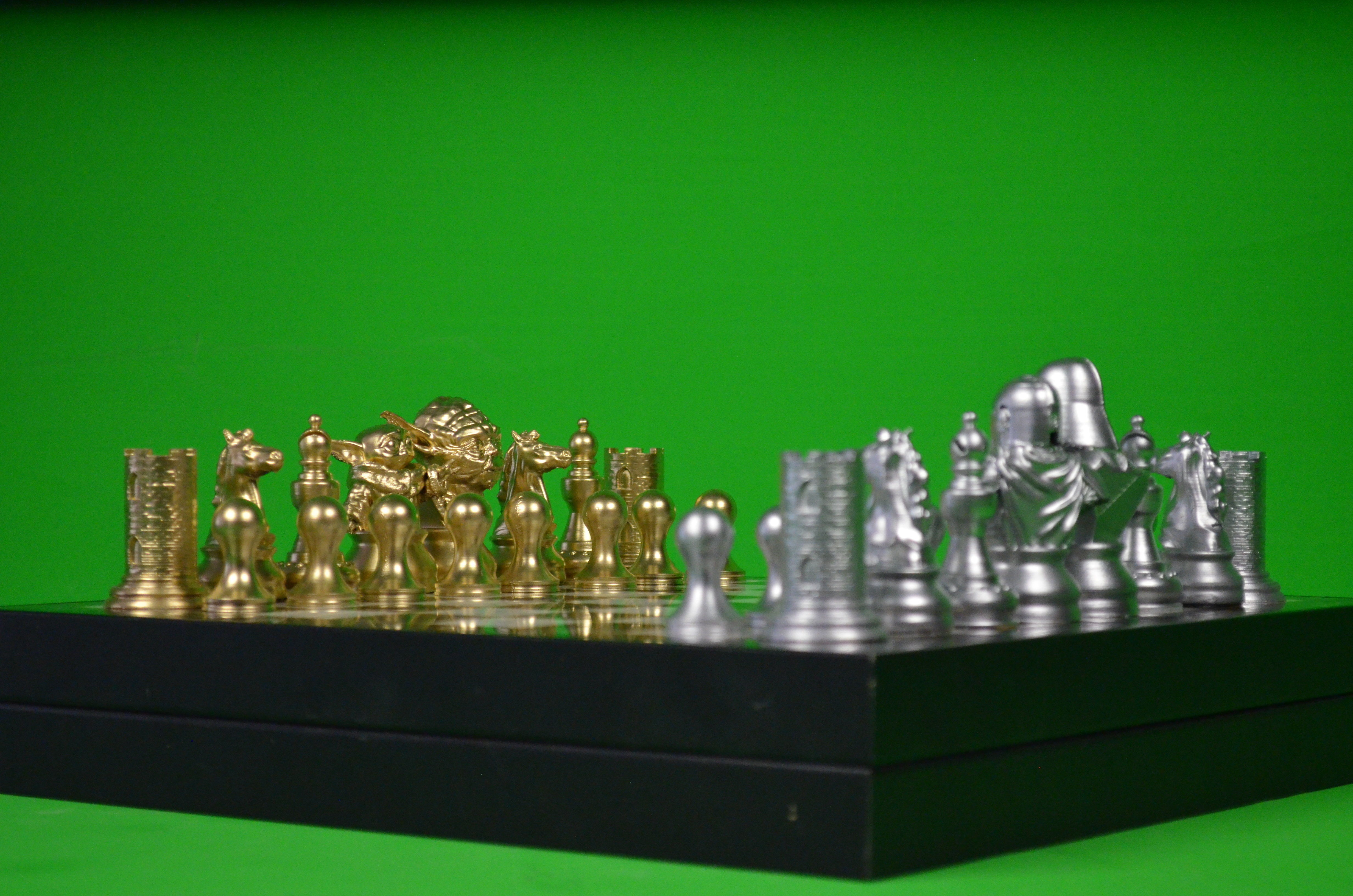 Starwars Figures Chess Set STL file Full 3D model 3D printable | CGTrader