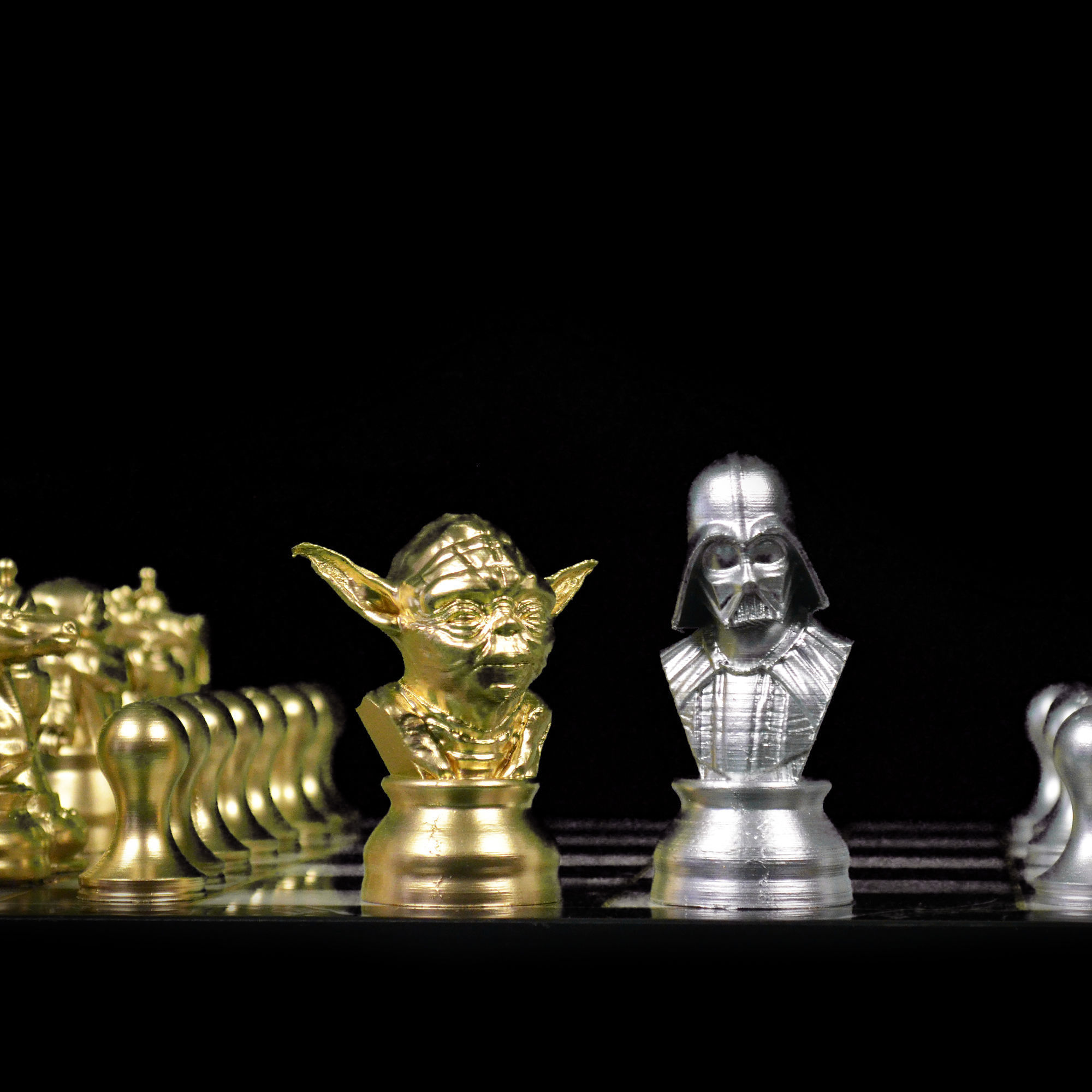 Starwars Figures Chess Set STL file Full 3D model 3D printable | CGTrader