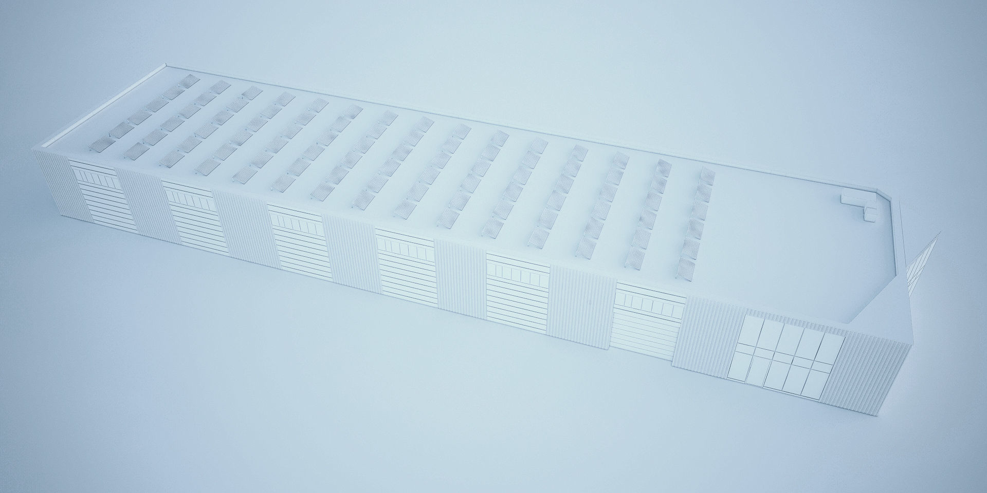 Logistics center 3D model | CGTrader