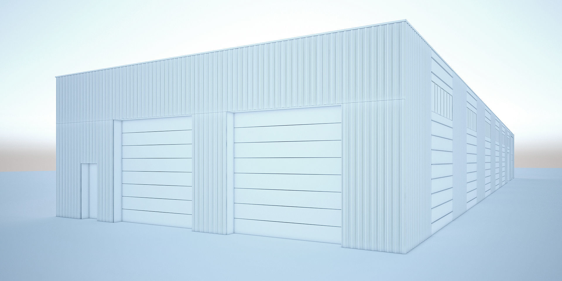 Logistics center 3D model | CGTrader