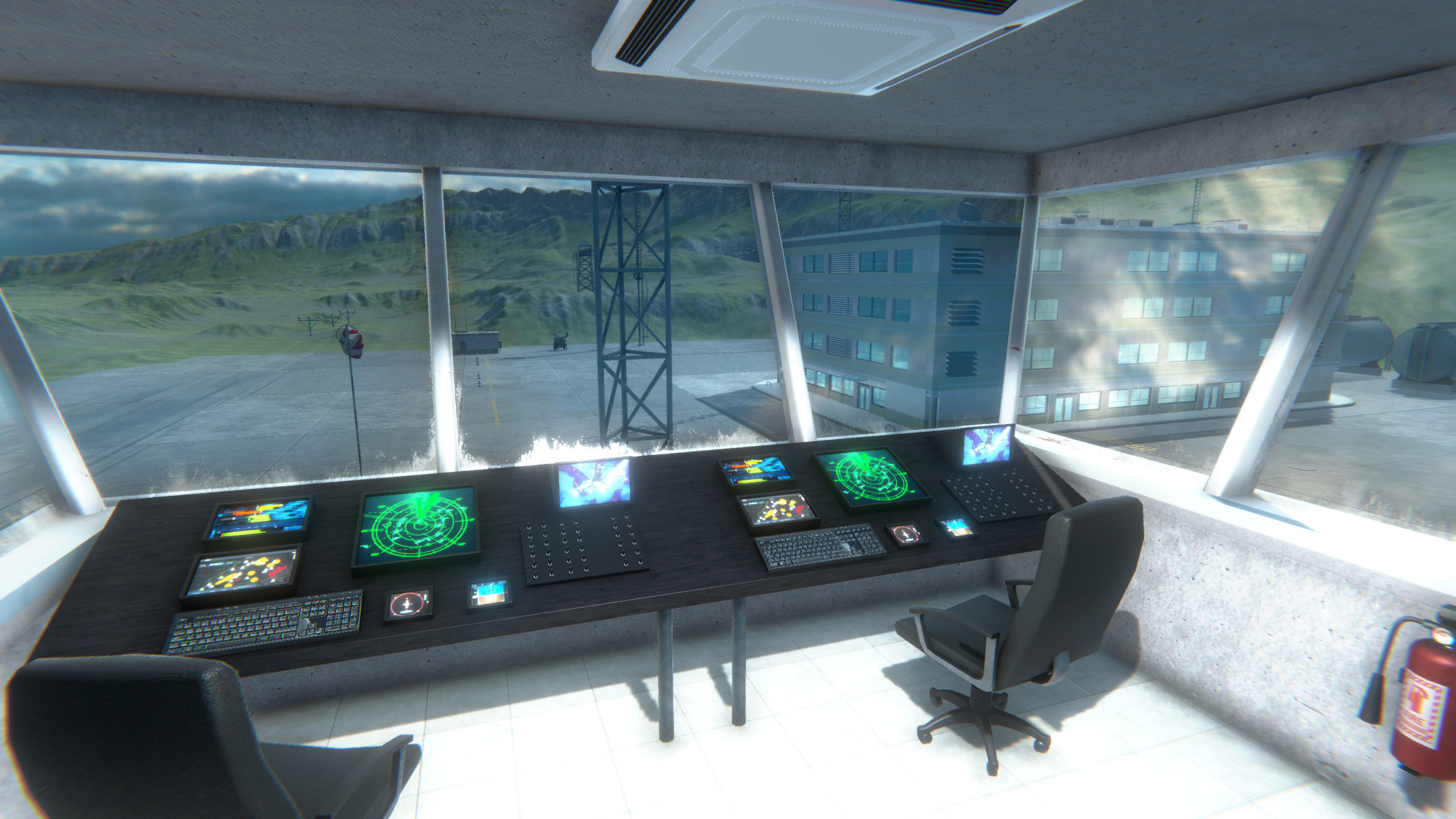 3D model Military Base with airport VR / AR / low-poly | CGTrader