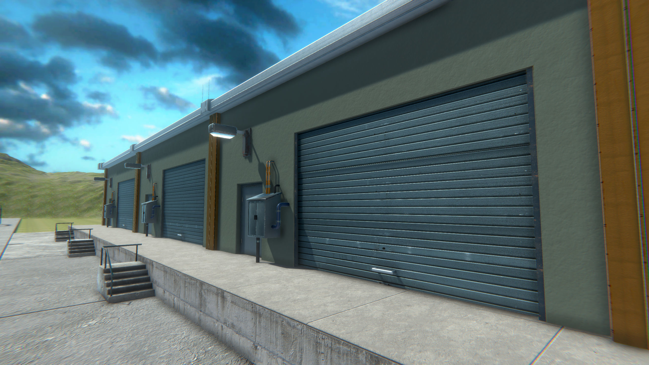 3D model Military Base with airport VR / AR / low-poly | CGTrader