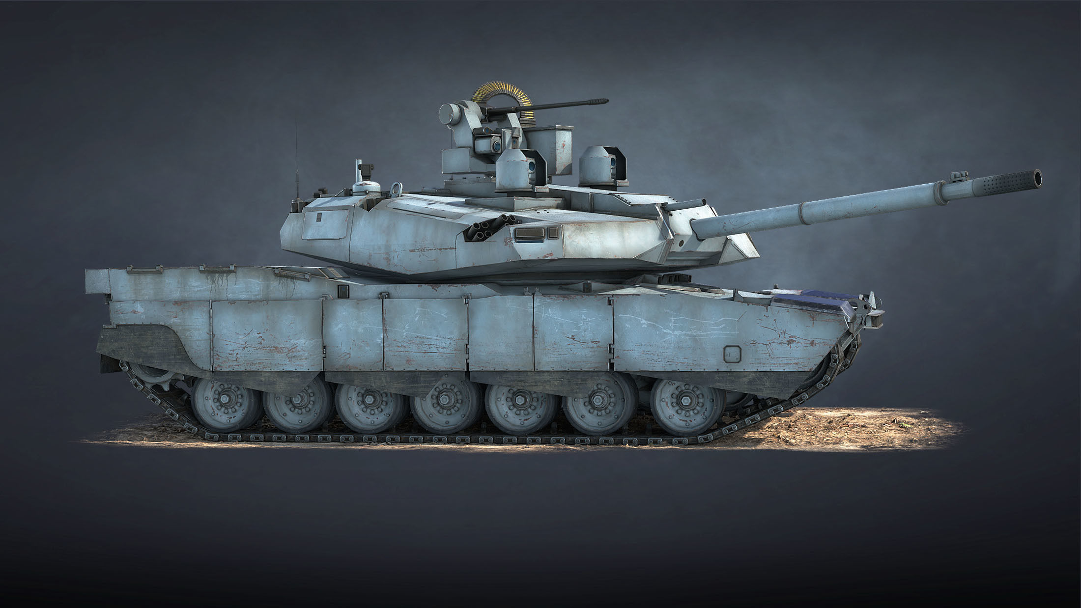 3D model AbramsX armoured tank VR / AR / low-poly | CGTrader