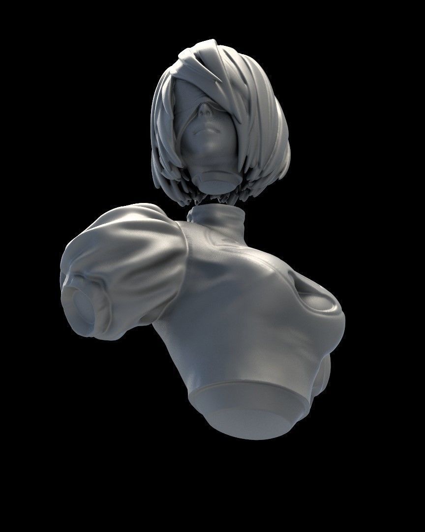 2B Nier Automata 3D model 3D printable | CGTrader