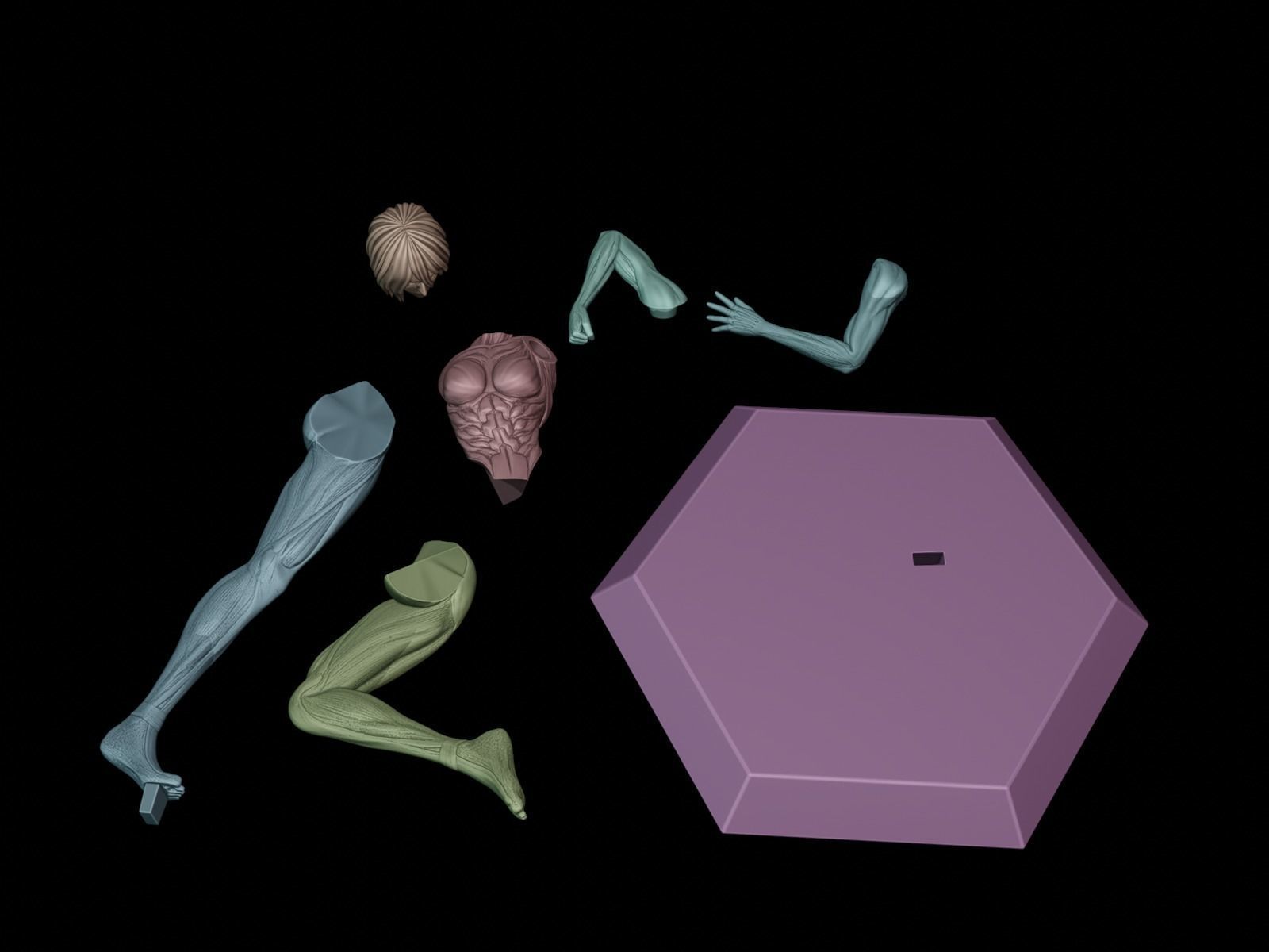 Female Titan 3D model 3D printable | CGTrader