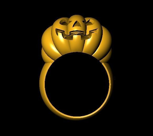 Pumpkin Ring Design 3D model 3D printable | CGTrader