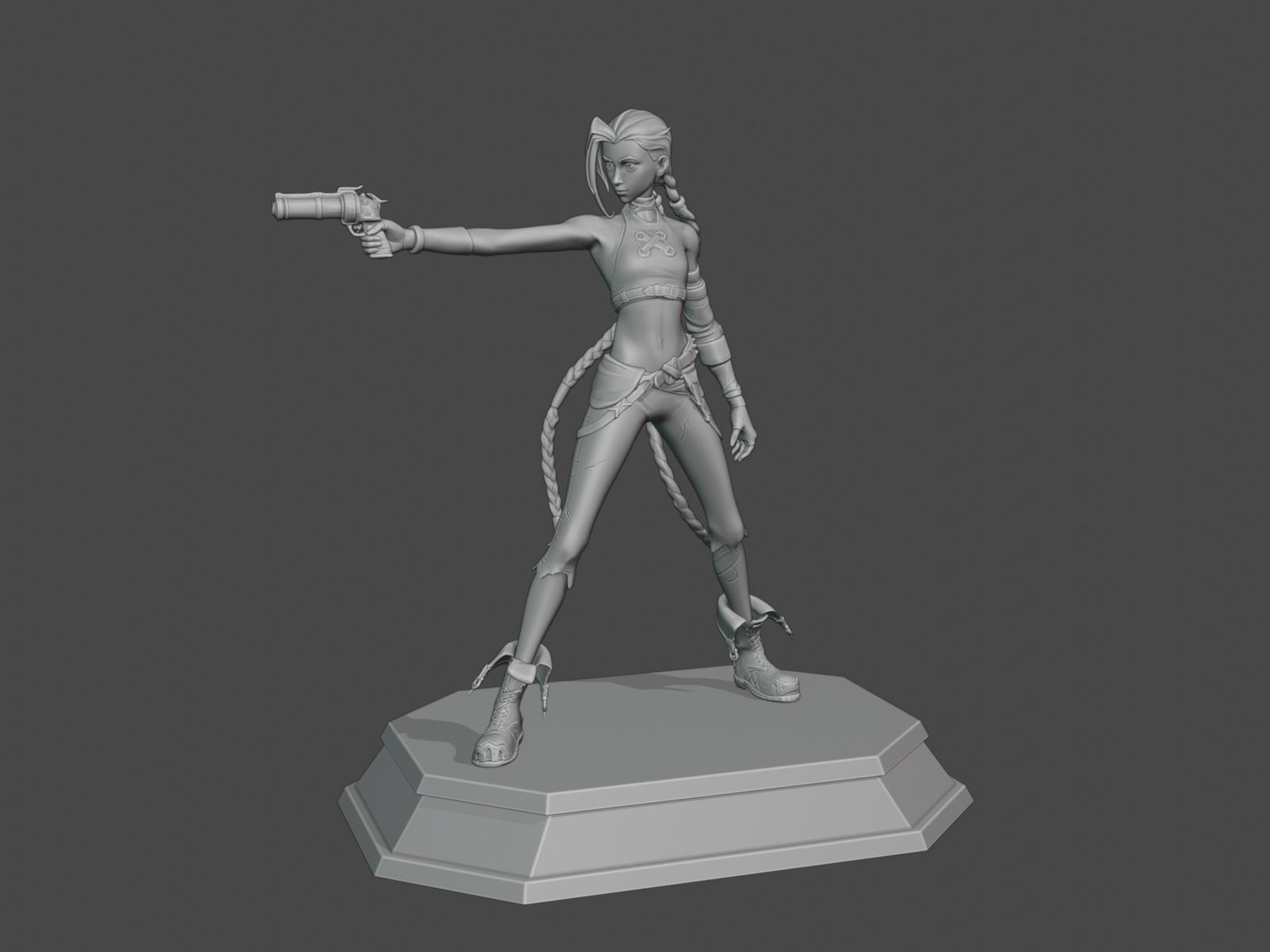 Jinx Arcane 3D model 3D printable | CGTrader