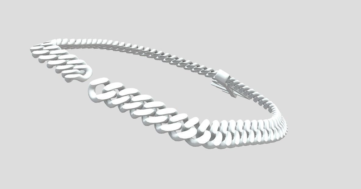 LIL BABY 4PF CUBAN CHAIN 3D model | CGTrader