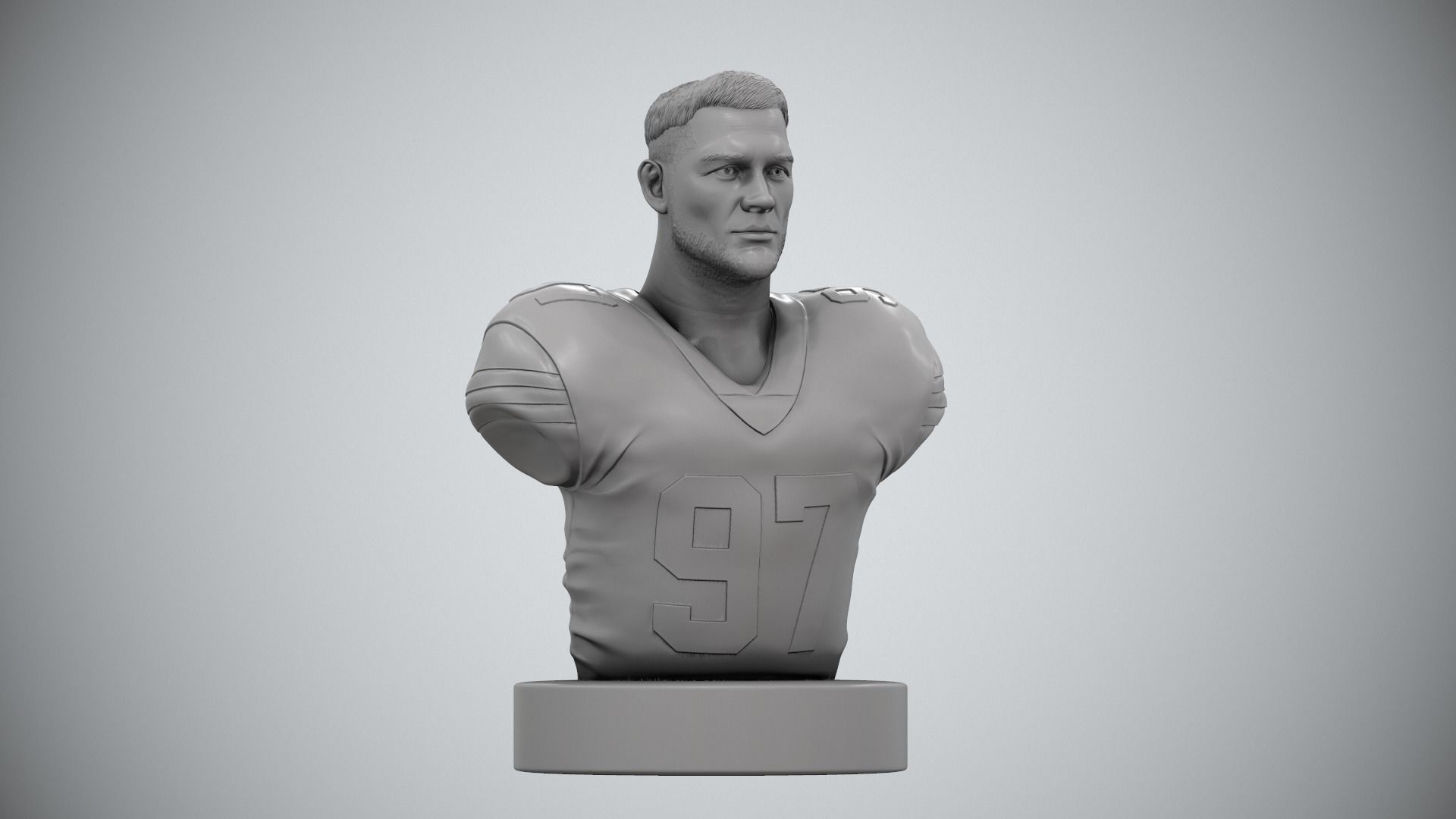 Nick Bosa 3D model 3D printable | CGTrader