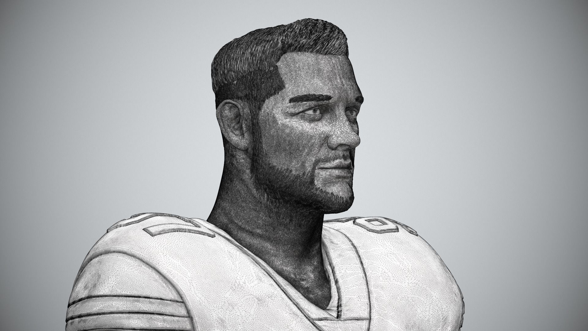 Nick Bosa 3D model 3D printable | CGTrader