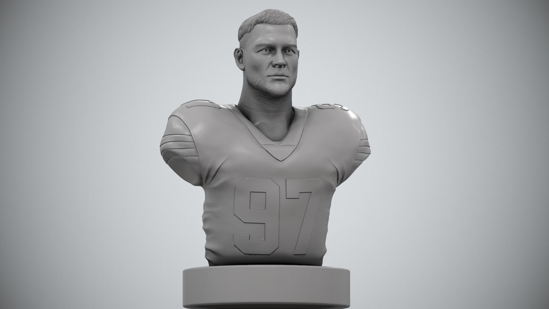 Nick Bosa 3D model 3D printable | CGTrader