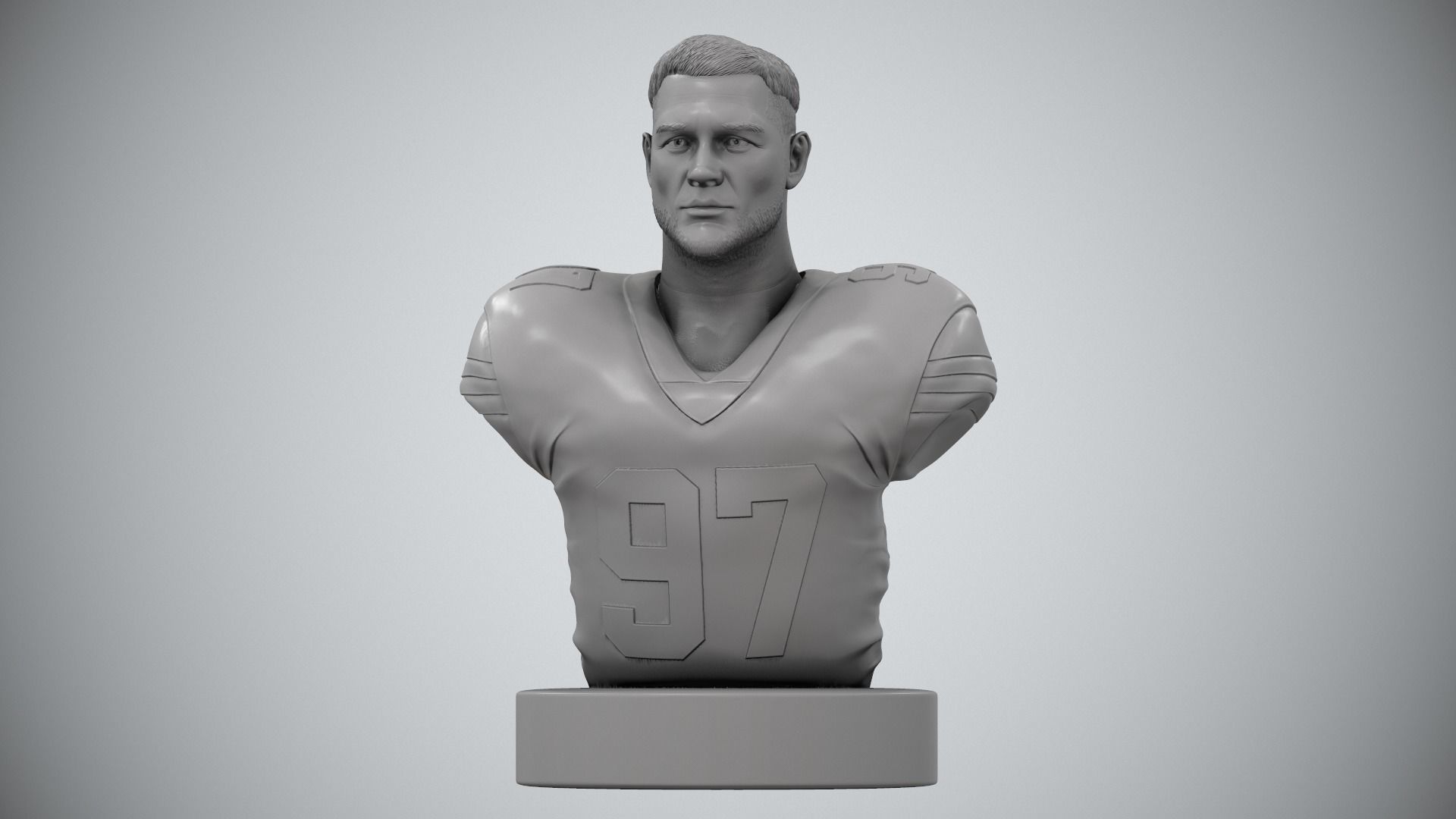 Nick Bosa 3D model 3D printable | CGTrader