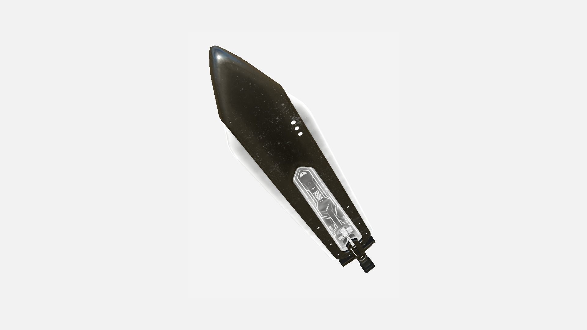 3D model SciFi Sword B10 Metal - Sci Fi Weapon Design VR / AR / low ...