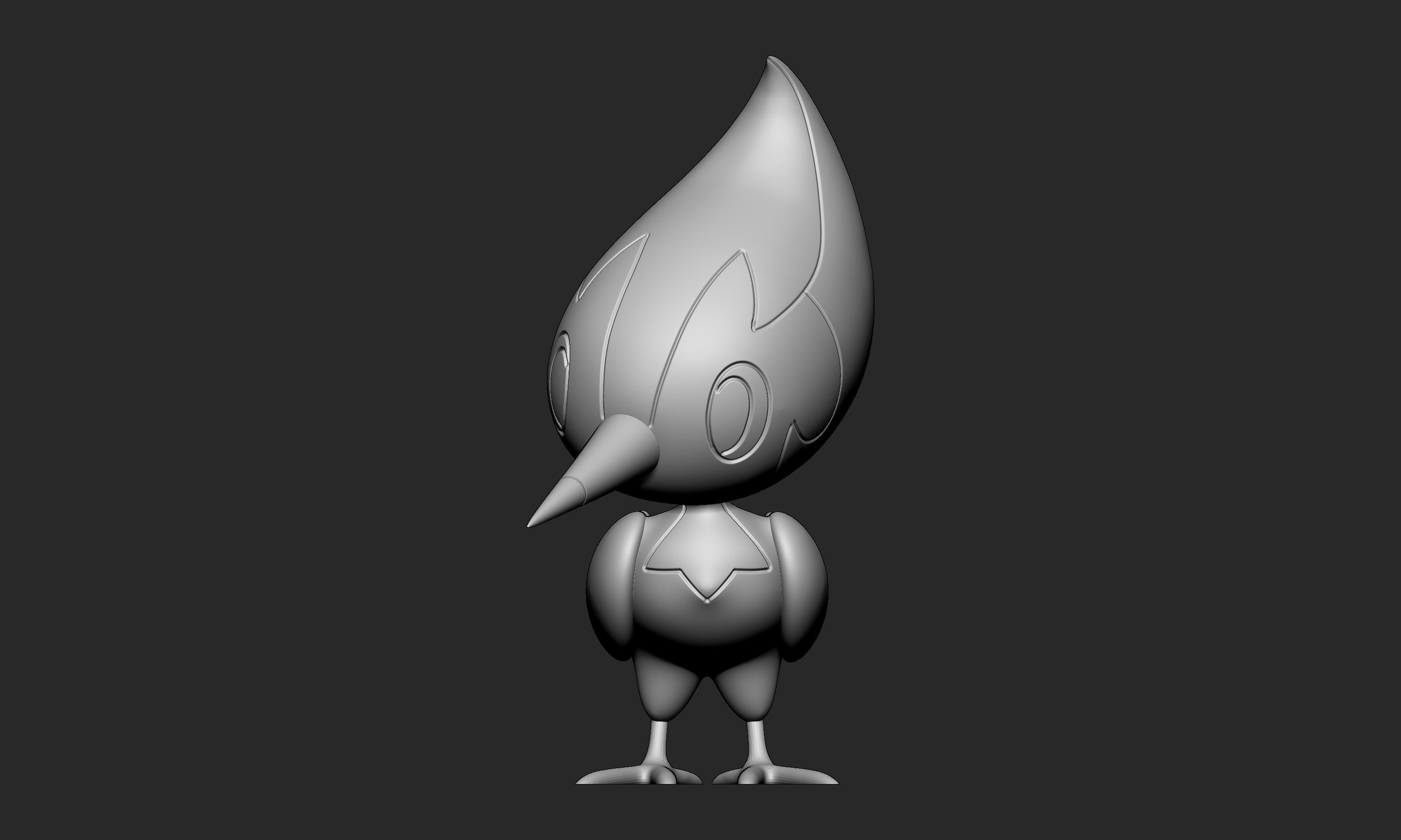 Pokemon - Pikipek with 2 poses 3D model 3D printable | CGTrader