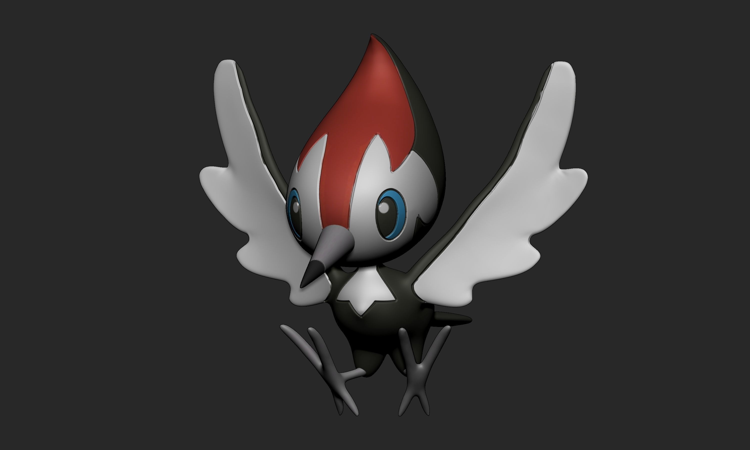 Pokemon - Pikipek with 2 poses 3D model 3D printable | CGTrader