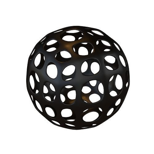3D model Abstract Sphere Ball v1 003 VR / AR / low-poly | CGTrader