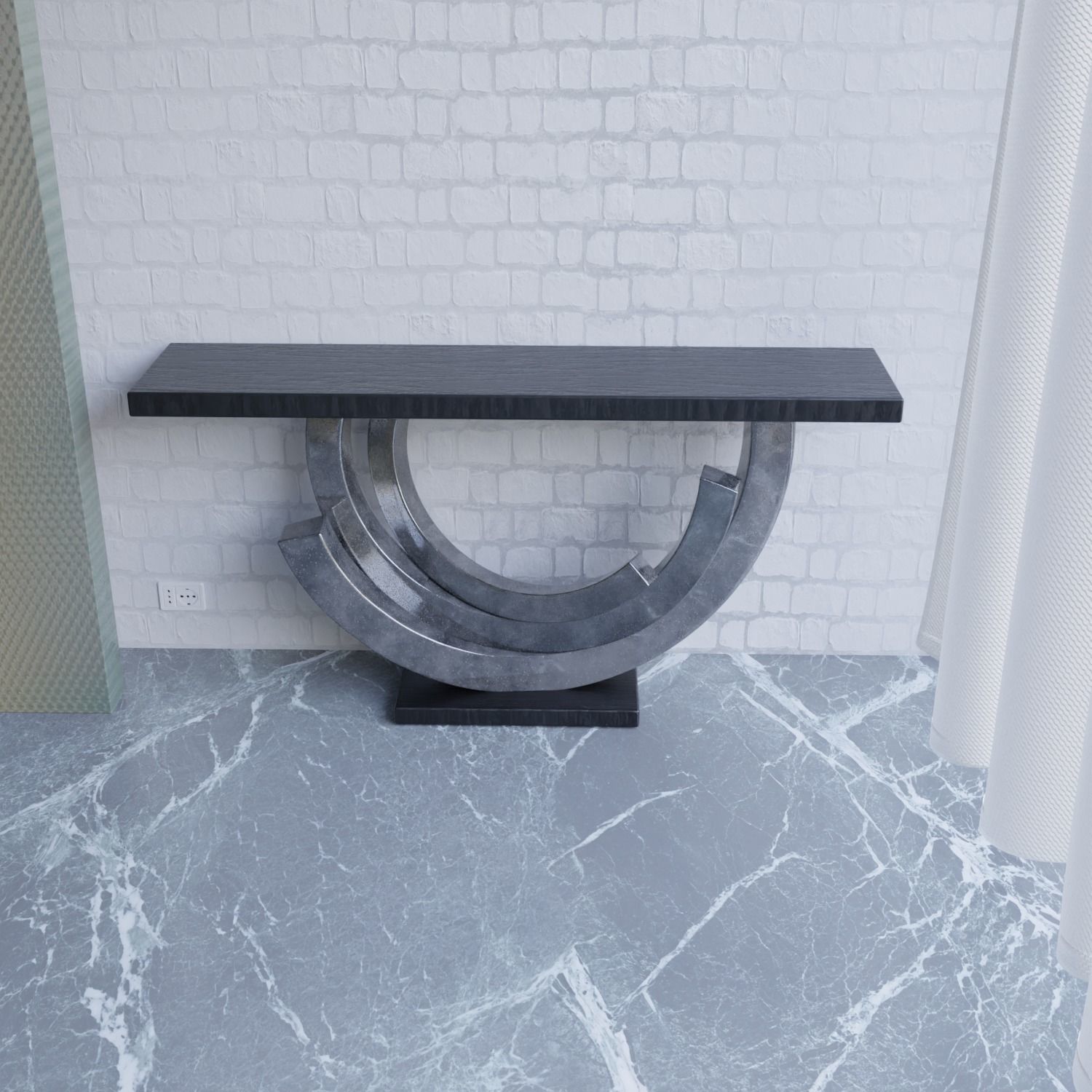 Interior decorative console table 3D model 3D model | CGTrader